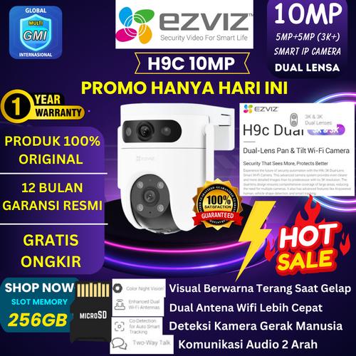 Jual EZVIZ H9C 10MP 5MP+5MP SMART IP CAMERA DUAL LENSA SMART WIFI PAN ...