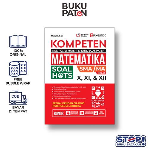 Jual Buku Kompeten Komposisi Materi Dan Bank Soal Paten Matematika Sma ...