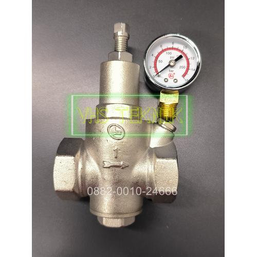Jual PRV PRESSURE REDUCING VALVE DOUBLE LIN 1" DN25 PN16 + GAUGE - Kota ...