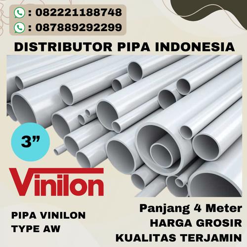 Jual Pipa uPVC Vinilon 3" Type AW - Jakarta Utara - Pusat Pipa dan Baja ...