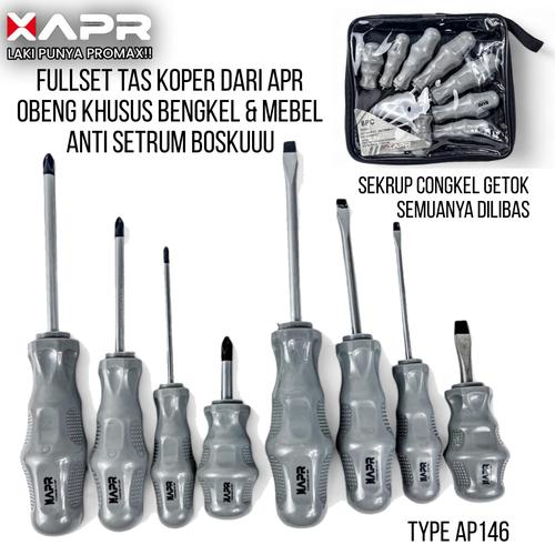 Jual KUAT Obeng mekanik bengkel mebel merk XAPR TYPE AP146 APR FULLSET ...