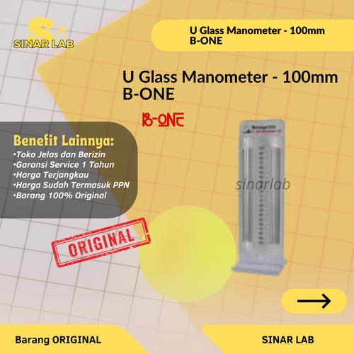 Jual U Glass Manometer - 100mm B-ONE - Kab. Sidoarjo - sinarlab | Tokopedia
