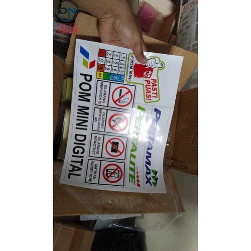 Jual Set Stiker Pertamini Pom Mini Lengkap Siap Pasang Pada Box Atau ...