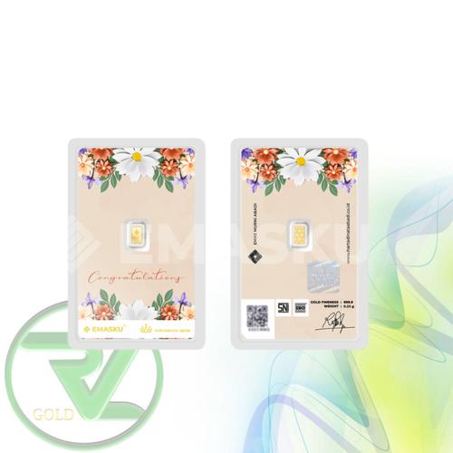 Jual Logam Mulia EMASKU By Hartadinata Abadi Congrat 01 - 0.25 Gram ...