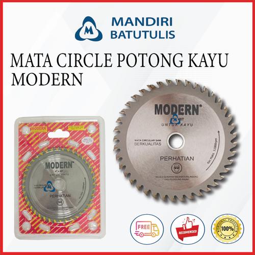 Jual Mata Circular Saw MODERN - Mata Circle - Mata Pisau Potong Kayu 4" x 40T - MODERN - Kota ...