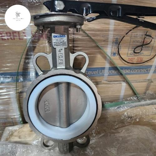 Jual BUTTERFLY VALVE STAINLESS SS 304 PTFE TEFLON 6" INCH DN150 / SS304 ...