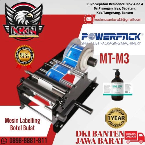 Jual Mesin Tempel Sticker Semi Auto Labelling Round Bottle MT-3 ...
