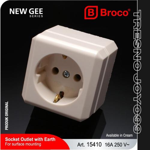 Jual Broco 15410-11 (B) Stop Kontak OB Segi Original - Kota Depok ...