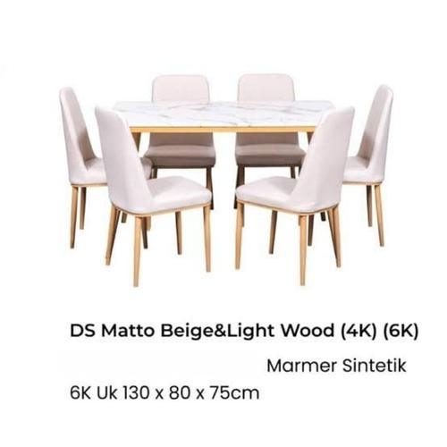 Jual Meja Makan Marmer Marble Sintetis / Dining Table Elegan Minimalis ...