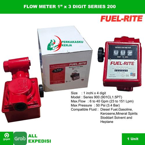Jual FUEL-RITE meteran solar 1" 3digit ORIGINAL/flow meter 1inchi 3 ...