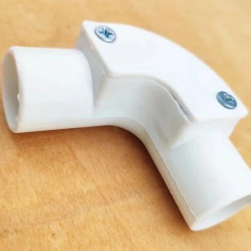 Jual Elbow Conduit 20 mm Putih Knee Conduit Pipa Sambungan Listrik ...
