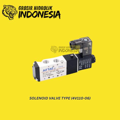 Jual SOLENOID VALVE 4V110-06 SELENOID VALVE AIRTAC TYPE 4V110-06 AC220 / DC 24 - AC 220 ...