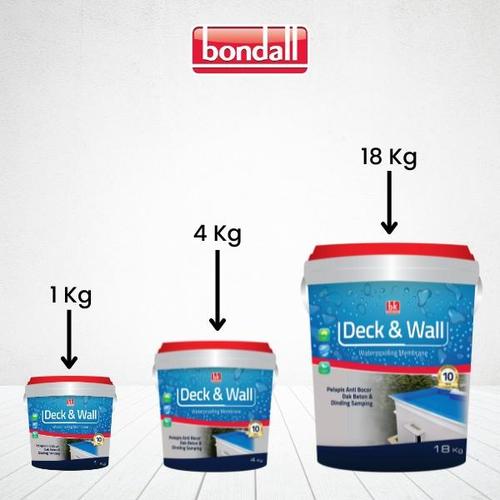 Jual BONDALL DECK N WALL ANTIBOCOR SISTEM MEMBRANE WATERPROOFING 18KG ...
