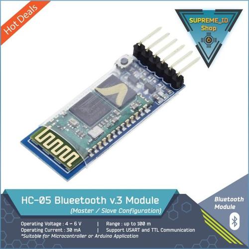 Jual NEW HC-05 Bluetooth Module Master/Slave | IoT Arduino READY ...