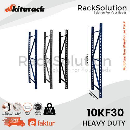 Jual Frame Rak Gudang Besi 1 Ton / Layer Heavy Duty Rack Tinggi 3 Meter ...