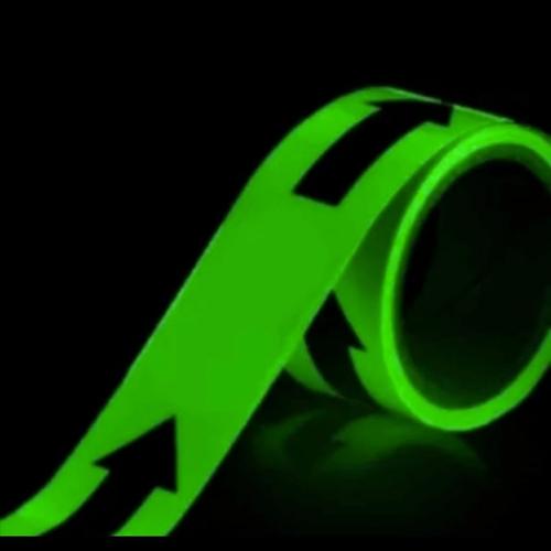 Jual STICKER FOSFOR GLOW IN THE DARK (GLOW TAPE) STIKER PANAH 5CM X 5 ...