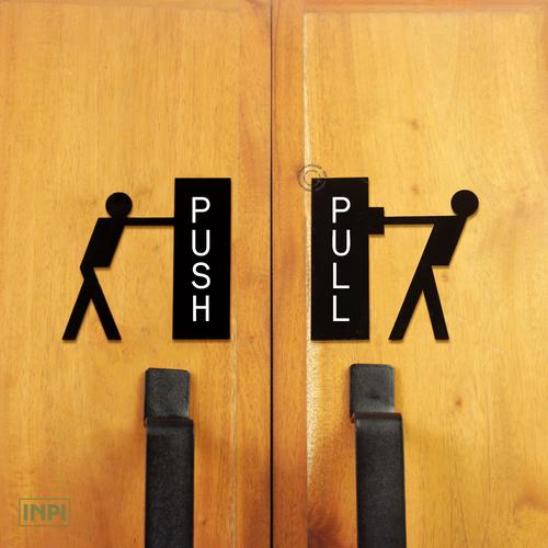 Jual Sign Push Pull Akrilik Pintu Kaca Cafe Papan Akrilik - INPI ...