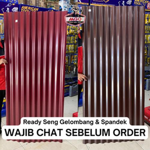 Jual Seng Gelombang Warna / Atap Rumah Seng Warna - Biru - Kota ...