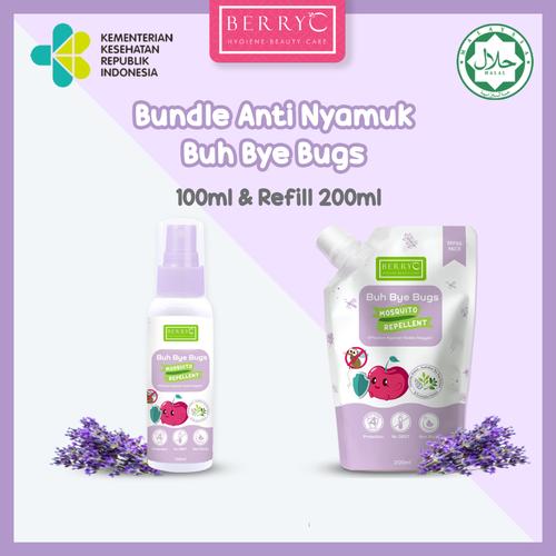Jual BerryC Berry C Buh Bye Bugs Mosquito Repellent 100ml/Spray Anti ...