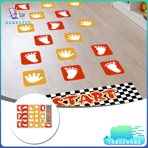 Jual 1 Set Waterproof Telapak Tapak Kaki Tangga Floor Sticker Stiker ...