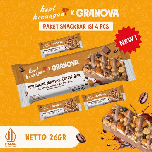 Jual Kopi Kenangan X Granova - Coffee Bar 26gr x 4 pc - Snackbar ...