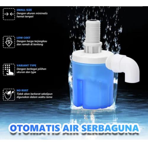 Jual Kran Otomatis Bak Mandi 1/2" Inch Sensor Keran Tandon Air ...