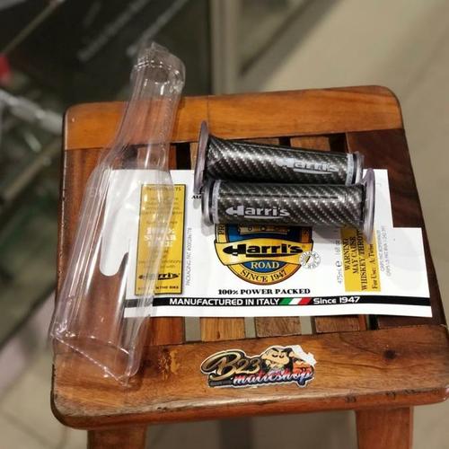 Jual Grip harris carbon original italy universal semua motor handgrip ...