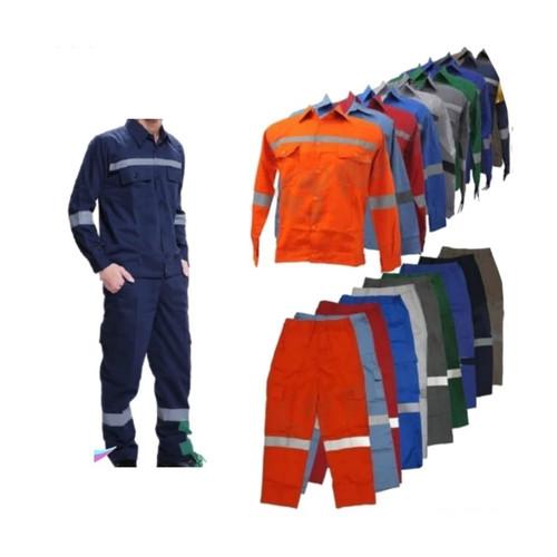 Jual Wearpack Setelan Baju Engineering Baju Safety Seragam Safety - Abu ...