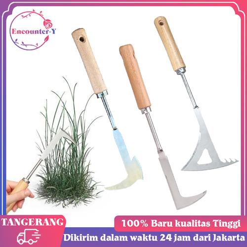 Jual Arit Potong Rumput 30cm Pemangkas Sabit Kapak Ganda Stainless ...