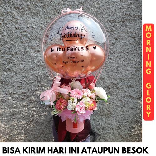 Jual Balon Buket Bunga Premium Medium Wisuda/UlangTahun/Grand Opening ...