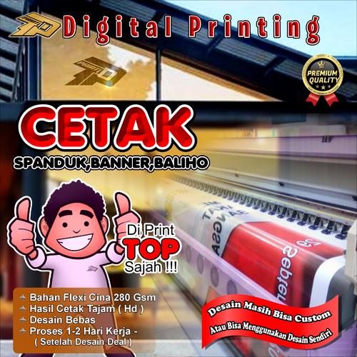 Jual CETAK BANNER SPANDUK BALIHO TERMURAH FREE DESAIN CUSTOM PROSES CEPAT - Kab. Bandung - PRINT ...