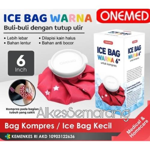 Jual Ice Bag Compress Warna Onemed 6 Inc / Kompes Demam / Ice Bag Kecil ...