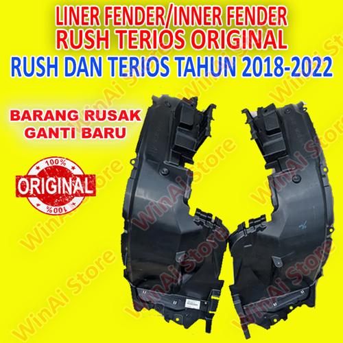 Jual LINER FENDER/INNER FENDER RUSH TERIOS TAHUN 2018-2022 ORIGINAL ...