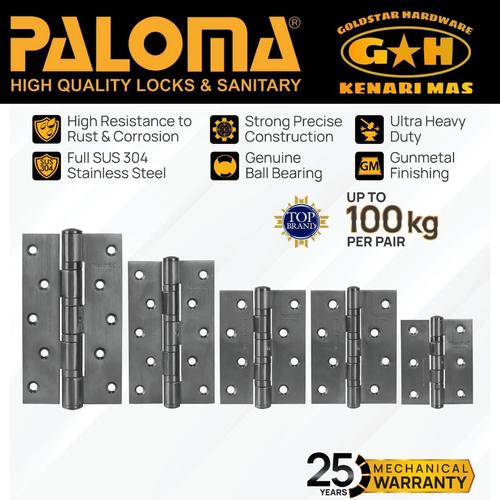 Jual PALOMA Engsel Pintu dan Jendela Stainless SUS304 Finishing ...