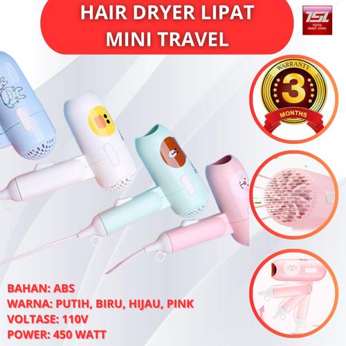 Jual Hair Dryer Karakter Mini Portable Pengering Rambut Kecil Mix ...
