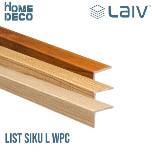 Promo LAIV List Siku L WPCC Step Nosing Lantai Tangga Vinyl SPC Lis ...