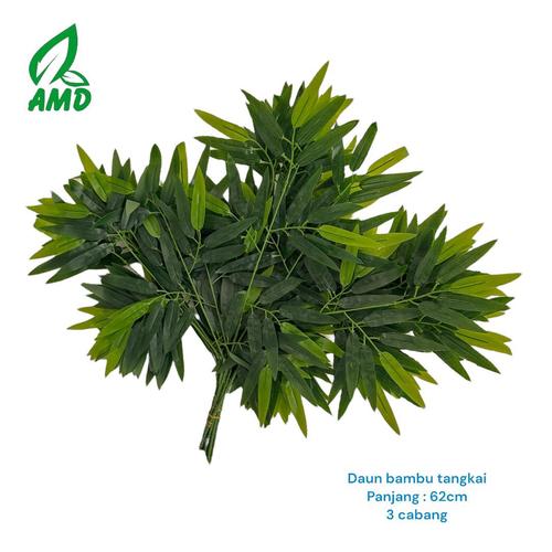 Jual Daun Bambu Tangkai Sintetis Artificial Premium Ekonomis - Kota ...