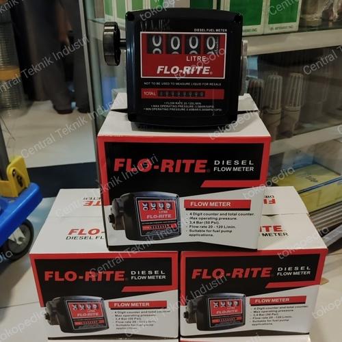 Jual Flow meter 1" inch Flo Rite Meteran Minyak / Solar / Oil (4Digit ...