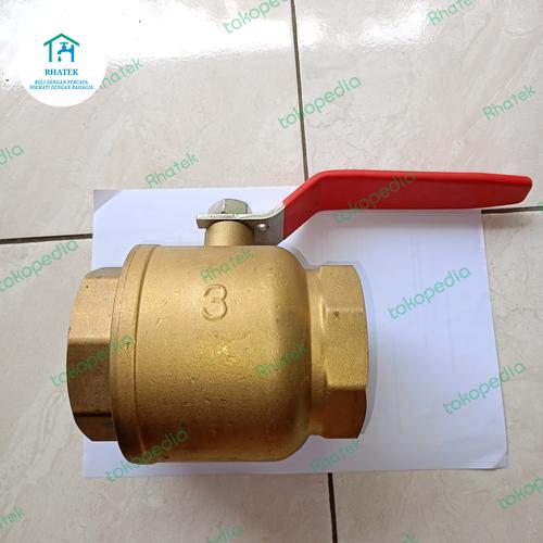Jual Ball Valve Kuningan 3" YUTA Ball Valve Brass YUTA 400 WOG ...
