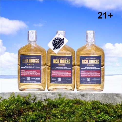 Promo Paket 3 Red Horse Whisky 350ml - INDOALKOHOL Original 100% - Kota ...