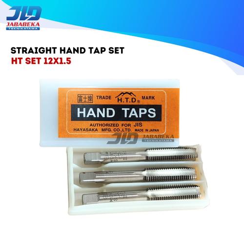 Jual Hand Tap M12 x 1.5 Tap Manual Tangan Lurus M12x1.5 1 SET 3 PCS ...