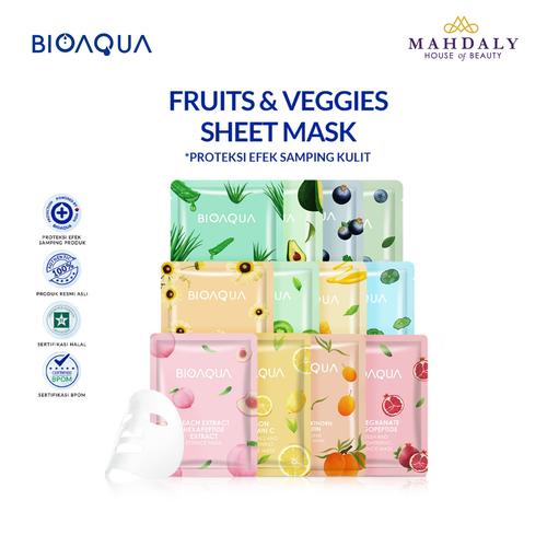 Jual BIOAQUA Natural Skin Care Mask Masker Sheet / Mask Sheet / Masker ...
