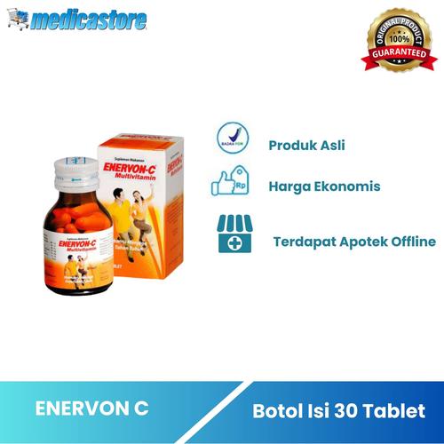 Jual Enervon C 30 Tablet Botol - Jakarta Barat - Apotek Medicastore ...