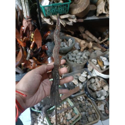 Jual termurah dari wesi aji pamor ngulit semangka sepuh majapahit keris ...