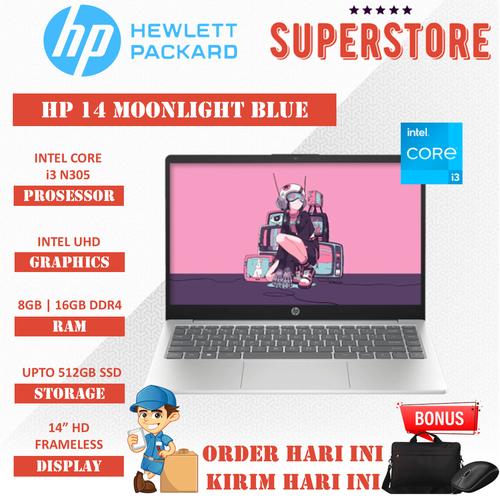 Jual LAPTOP HP 14 INTEL I3 N305 16GB 512GB SSD 14 INCI WINDOWS 11 ...