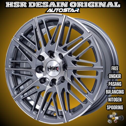 Promo velg hsr balige r14 doublle pcd 4x100-4x114,3 lebar rata 6inch ...