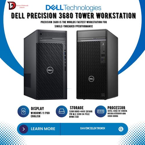 Jual DELL PRECISION 3680 TOWER WORKSTATION I9-14900K 32GB RAM 1TB SSD ...