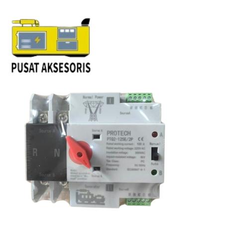 Jual ATS 100A PTQ2-125E/2P Automatic transfer switch 2P 100A 220V PROTECH - Jakarta Barat ...