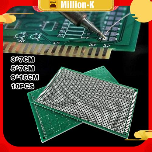 Jual 10PCS PCB Dot Matrix Papan Circuit Board Titik Lubang IC Single ...