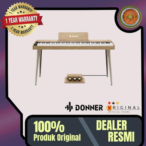Jual Donner DDP 60 / DDP60 / DDP-60 Digital Piano Light Wood Grain ...